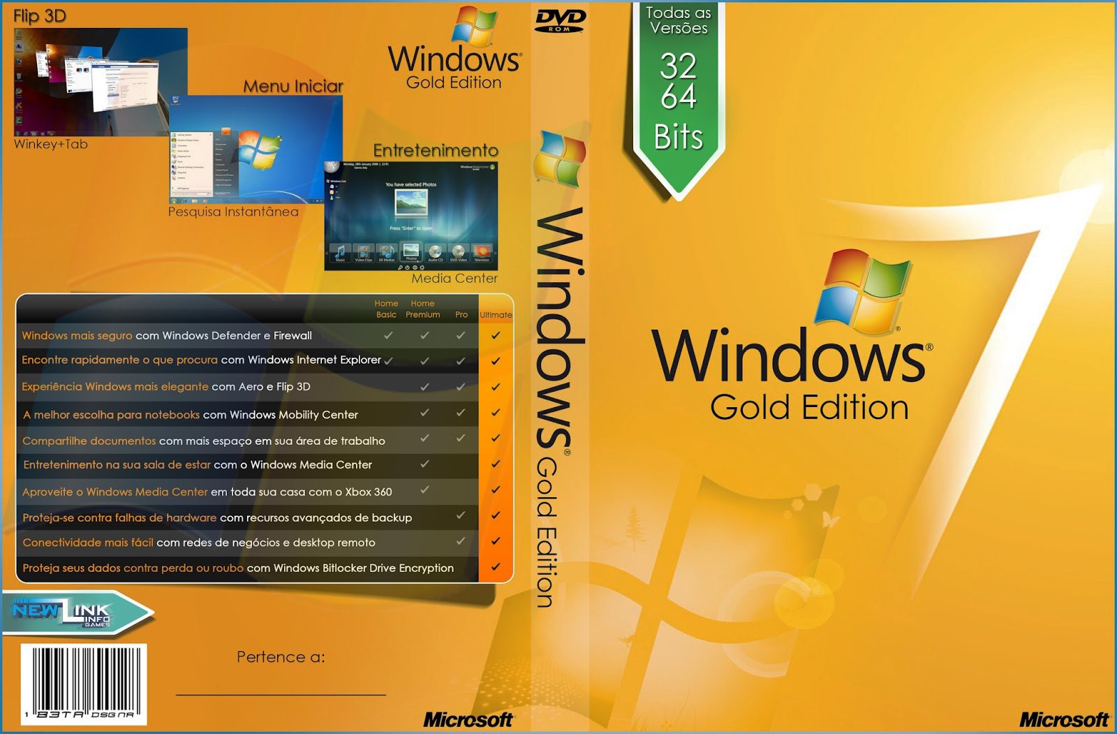 Windows 7 Gold Edition ISO Free Download x86 64-bit – SoftRAR