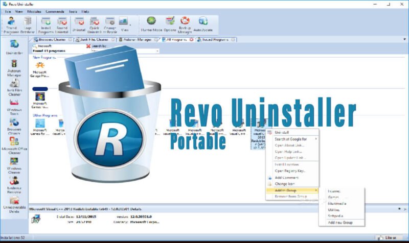 Download Revo Uninstaller Portable for free – SoftRAR