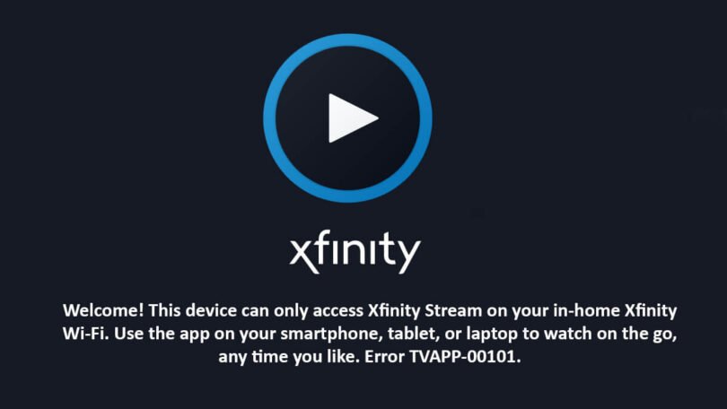 How to Fix Error TVAPP-00101 – Xfinity Stream Error – SoftRAR